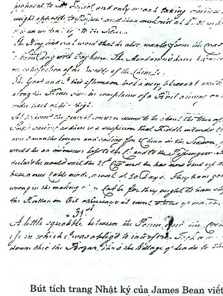 “Nhật ký du hành gặp Chúa xứ Đàng Trong” của James Bean | Nghiên Cứu ...